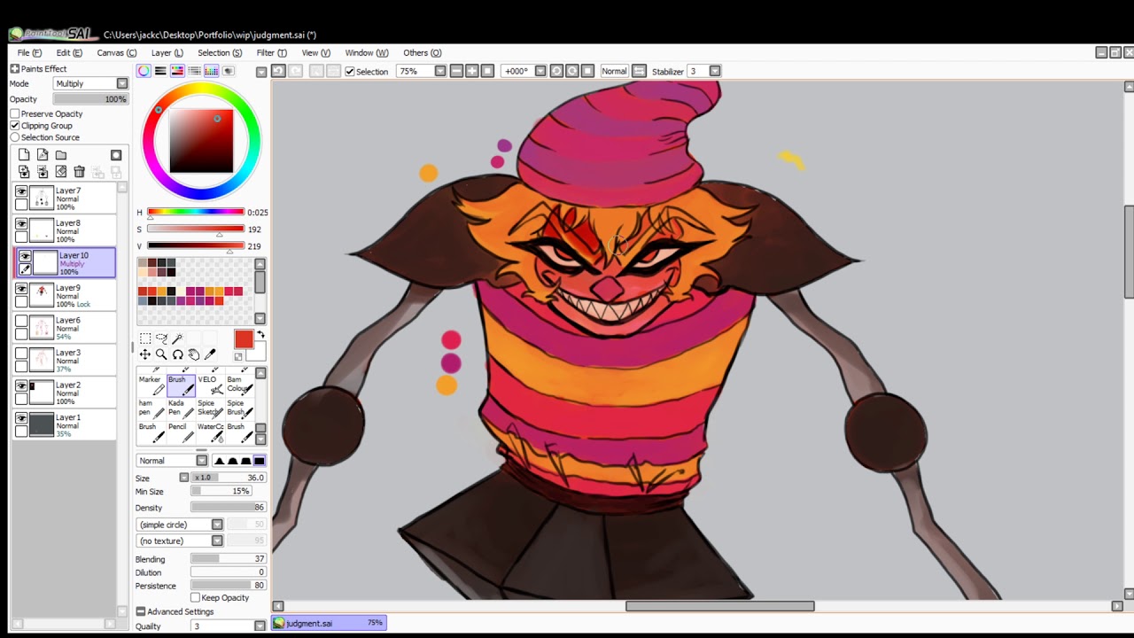 judgment boy speedpaint - YouTube