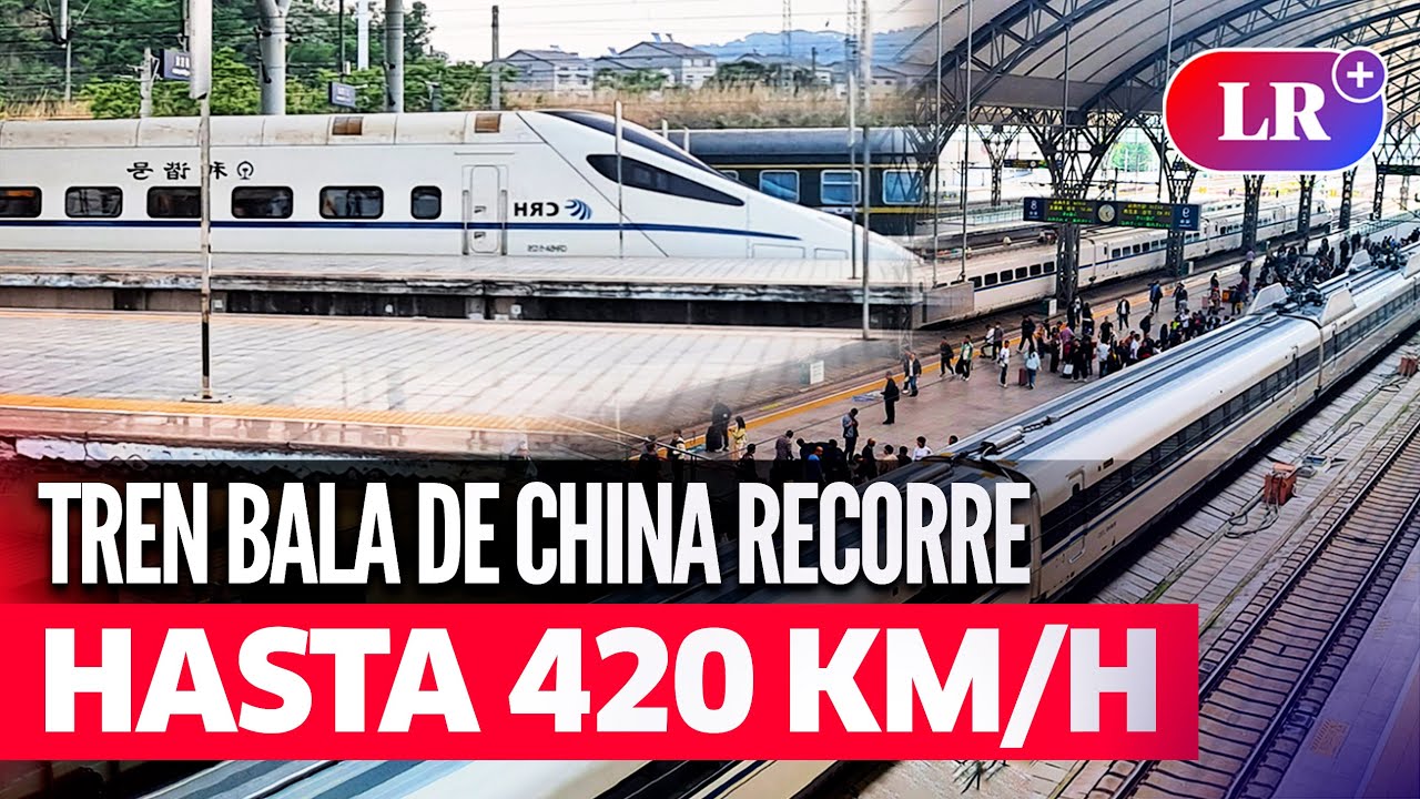 Conoce el TREN BALA de CHINA que DUPLICA en VELOCIDAD al más RÁPIDO de ...