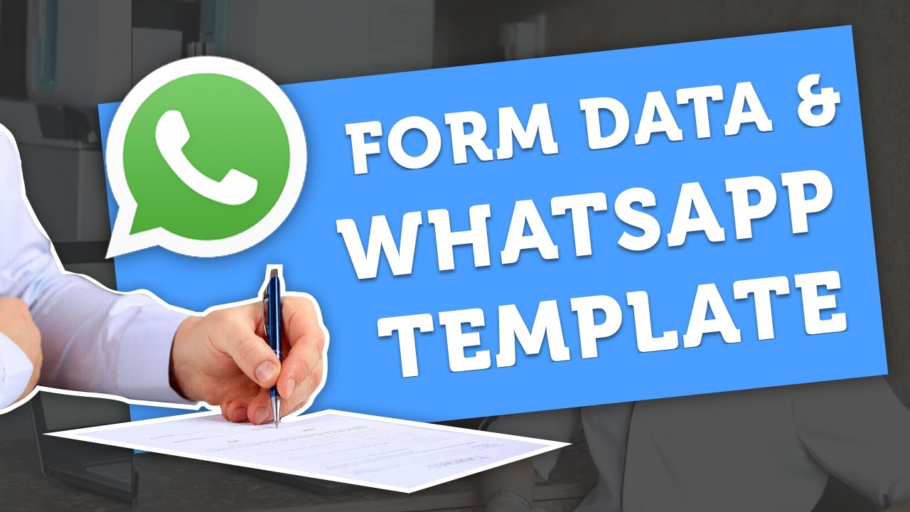 Follow-Up Formulir Data Dengan WhatsApp Template - Berdu.id - YouTube