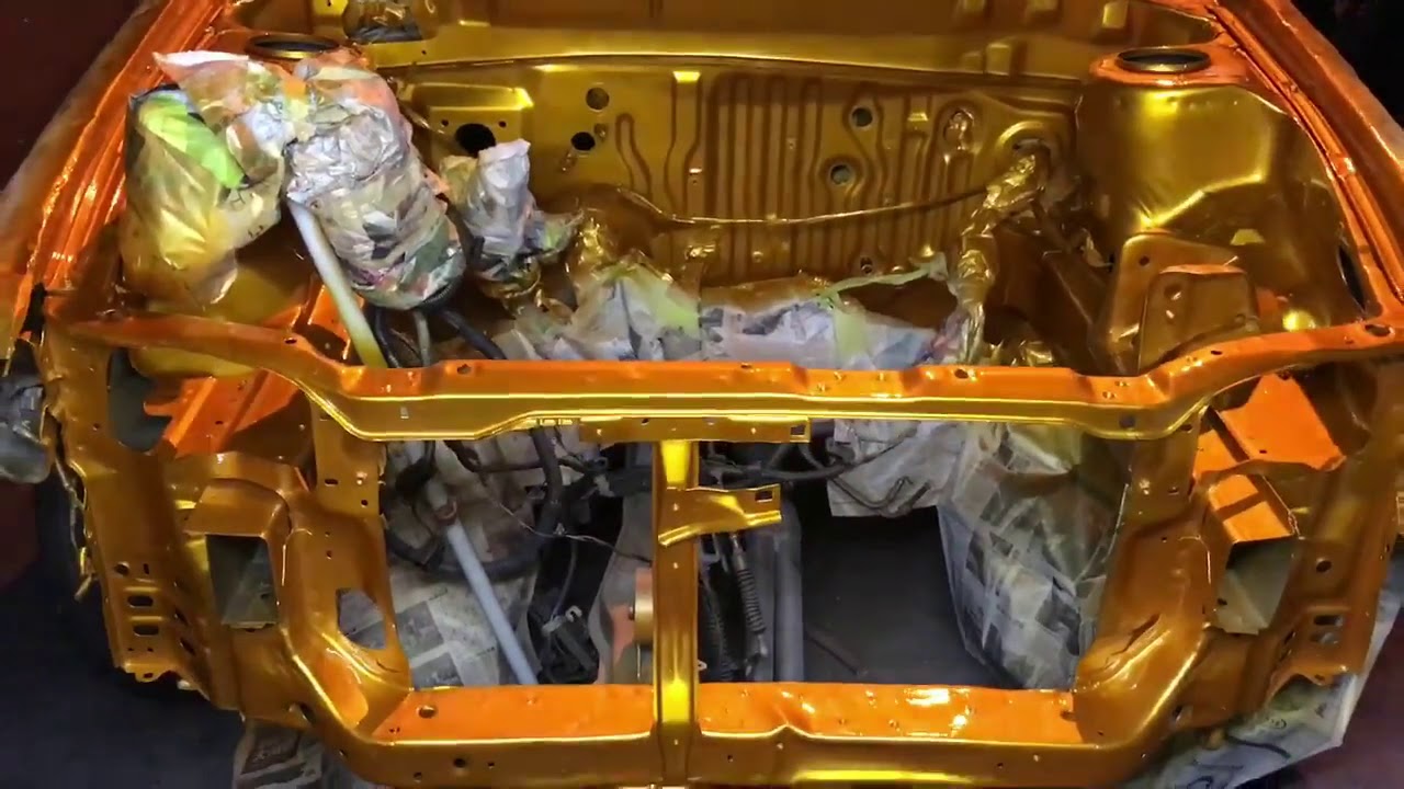 Proton Wira Satria Putra Empty Engine Bay Newly Painted Candy Gold ...