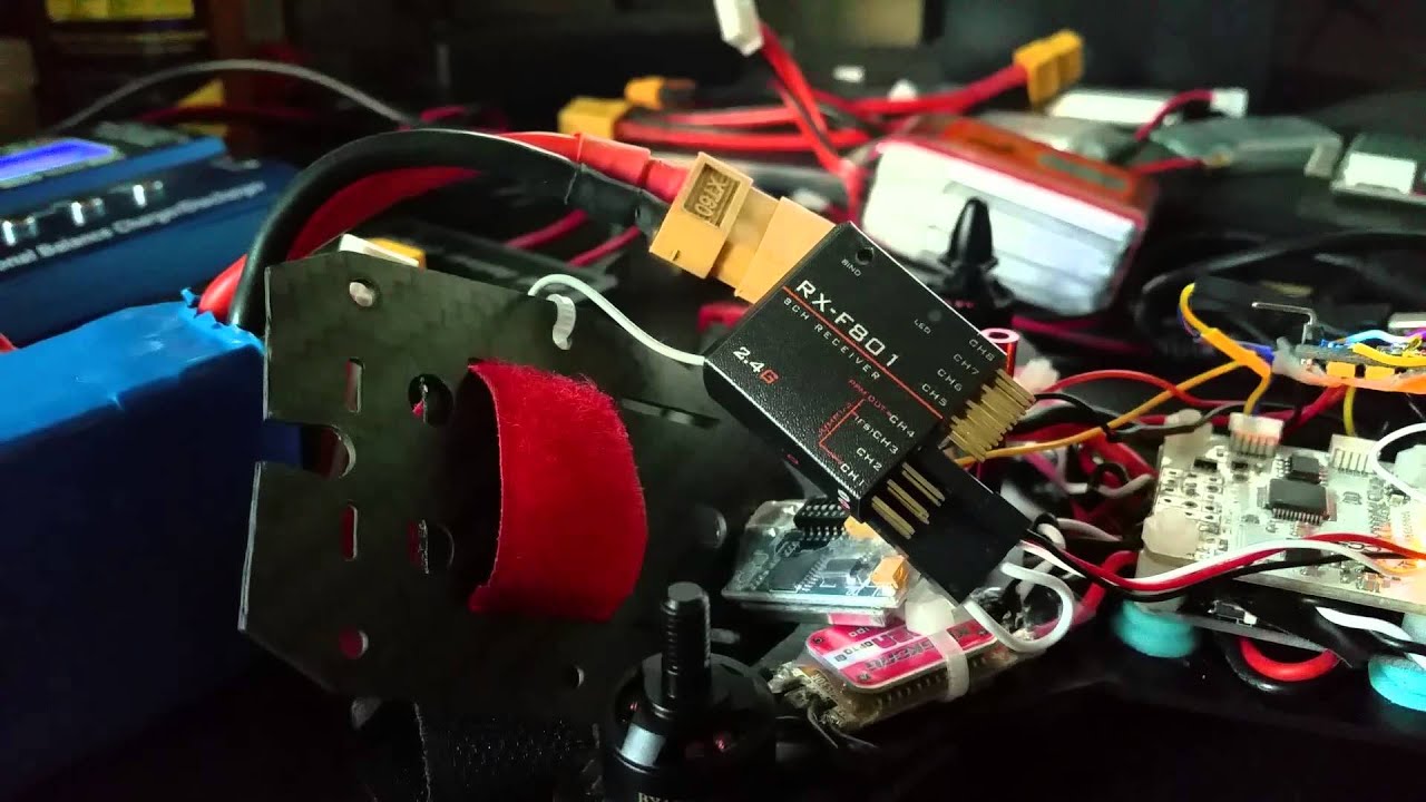 DIY FRSKY receiver faulty f801 - YouTube