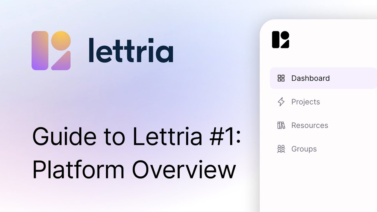Platform Overview — Guide To Lettria #1 - YouTube