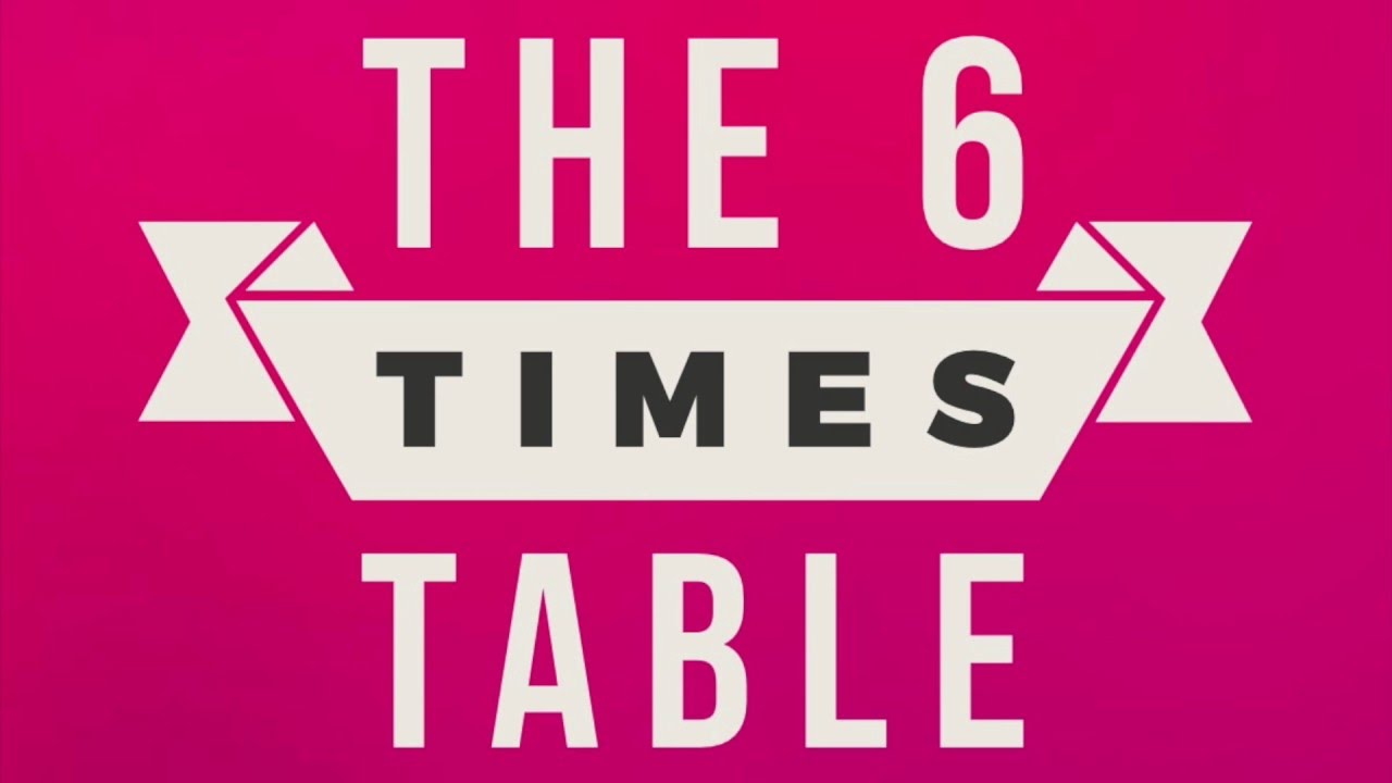 6 times table song - YouTube