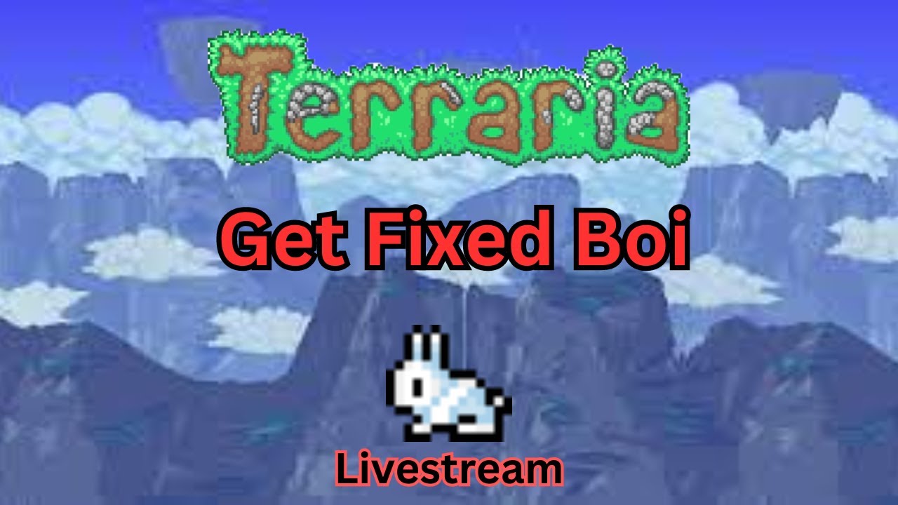 Terraria Get Fixed Boi Livestream - YouTube