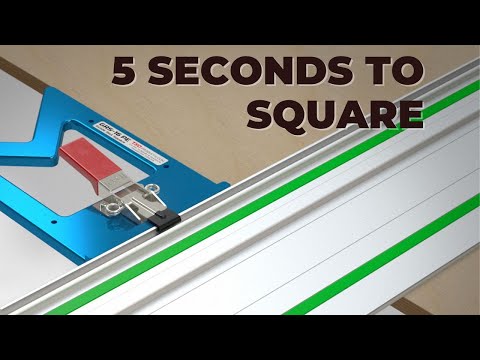 Track Saw Guide Rail Square - Presenting the GRS-16 PE - YouTube