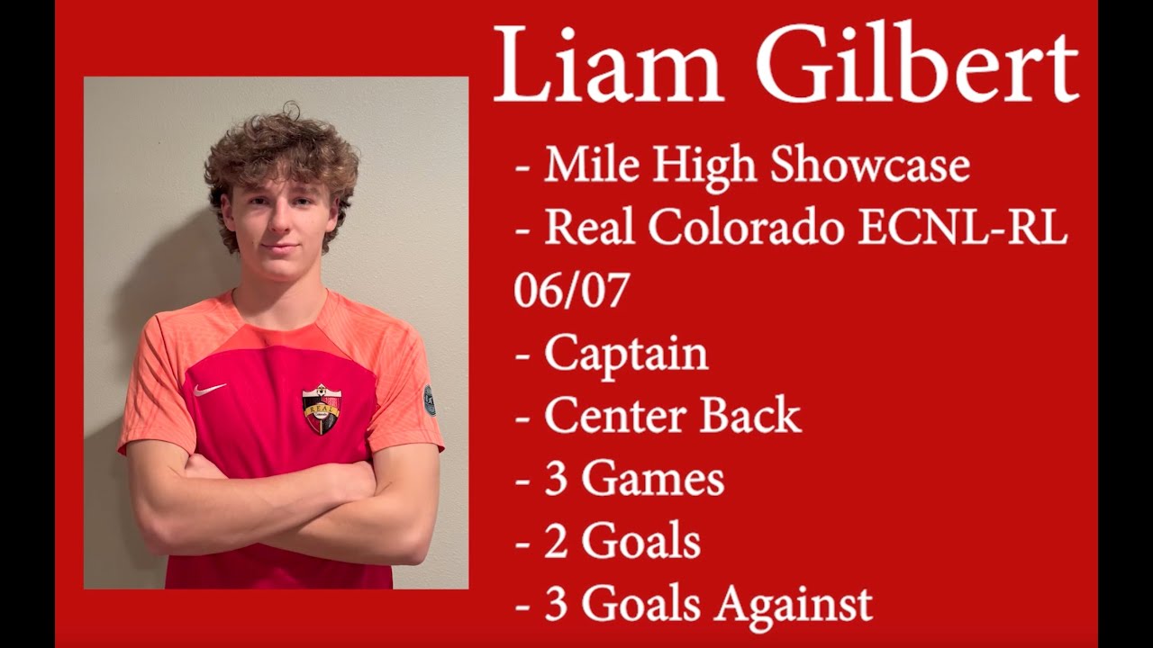 Liam Gilbert Center Back Mile High Showcase Highlights 2024 - YouTube