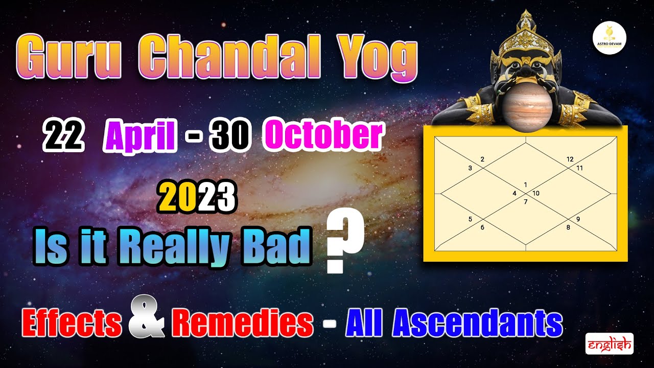 Guru Chandal Yog | Its Effect on all Ascendants & Remedies |How to ...