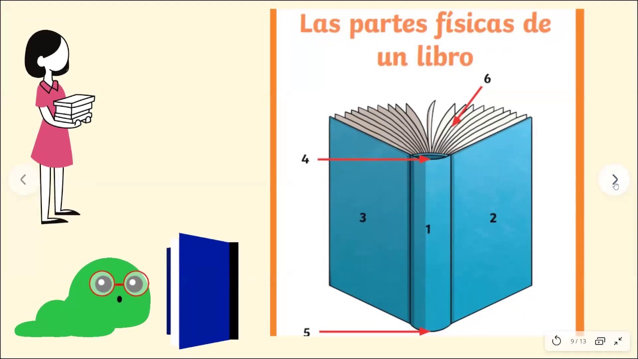 Español: Partes del libro. - YouTube