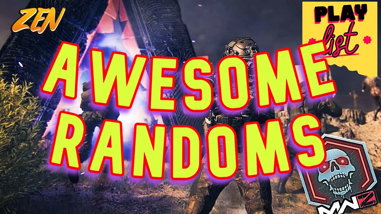AWESOME RANDOMS OF RED ZONE & DARK AEATHER | MW3 ZOMBIES (NO COMMENTARY ...