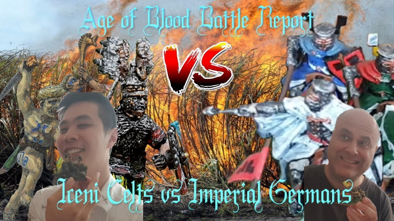 [1/72 Scale] Basic Impetus Battle Report - Iceni Celts vs Imperial Germans - Age of Blood - YouTube