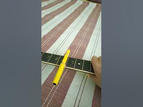 как самому сделать каподастр для гитары - YouTube