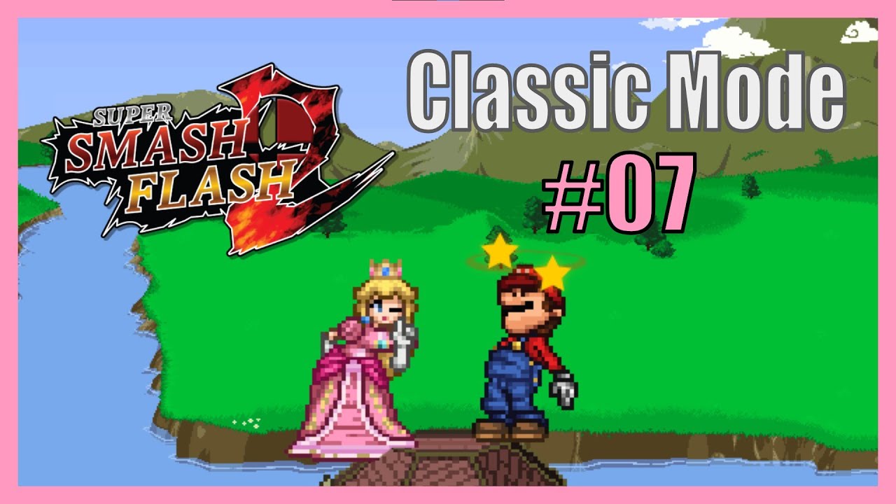 Super Smash Flash 2 - Classic Mode #07 (Peach) - YouTube