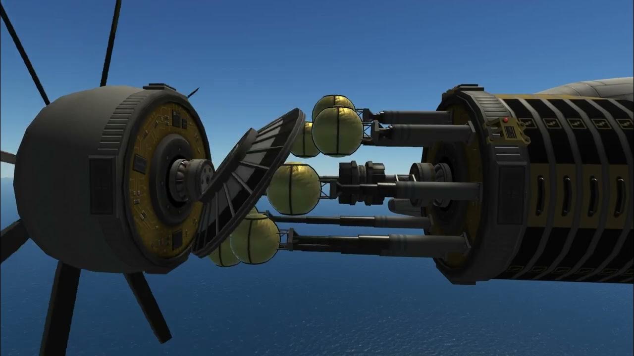 Kerbal Space Program slow motion piston engine - YouTube