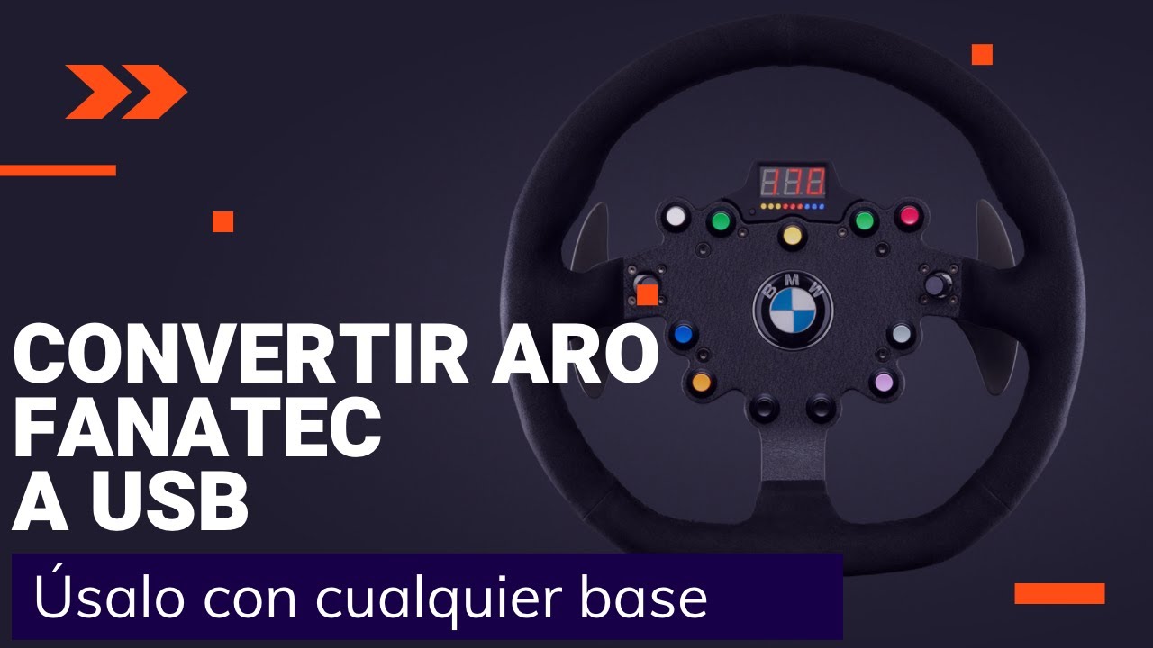 Convertir aro Fanatec a USB por menos de 25 euros - YouTube