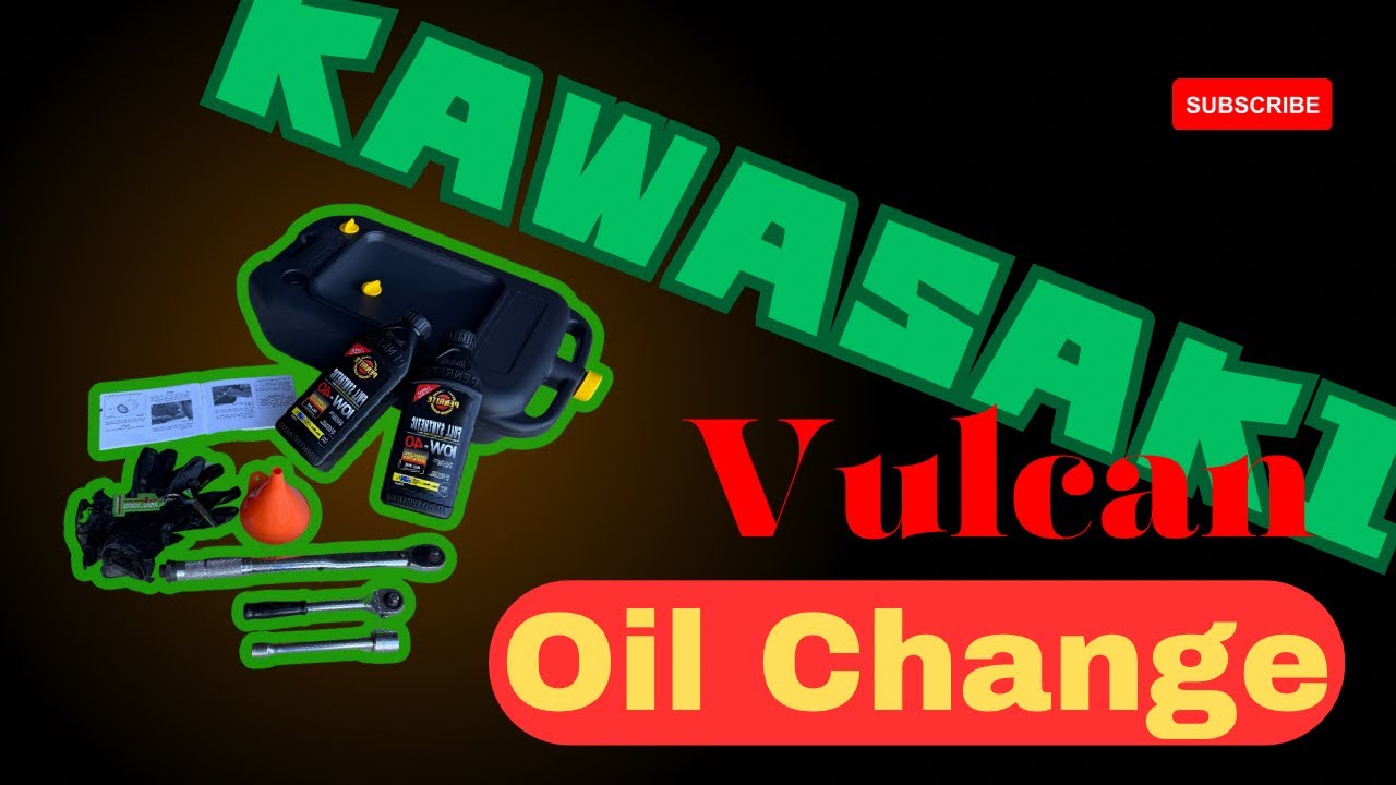 Kawasaki Vulcan 650 Oil Change - YouTube