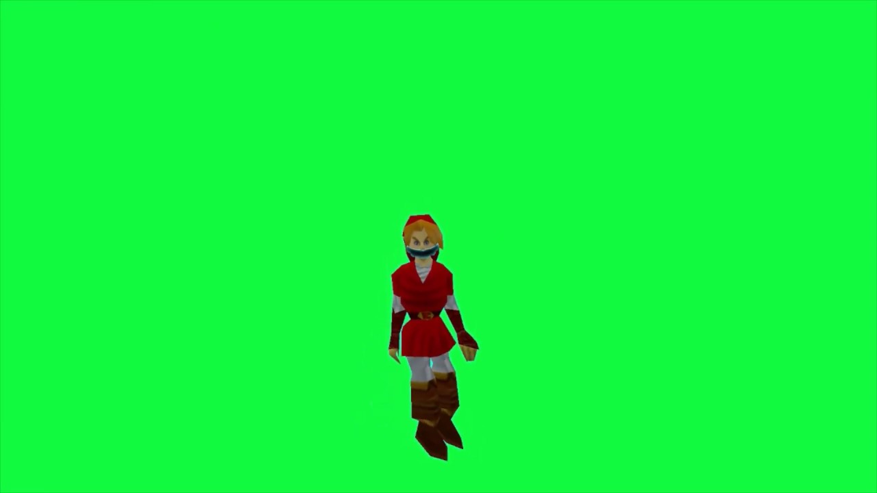 Link Dancing Green Screen - YouTube