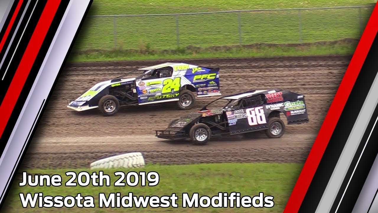 June 20th 2019, RRCS Wissota Midwest Modifieds Heats & Feature - YouTube