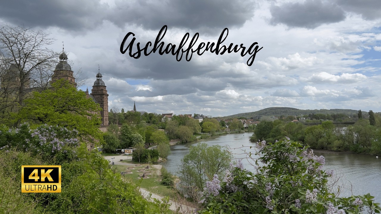 Aschaffenburg, Germany - Walking Tour around the Picturesque Town - 4K ...