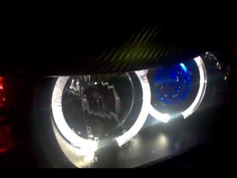 Golf com projetor com Angel Eyes e Devil Eyes - YouTube