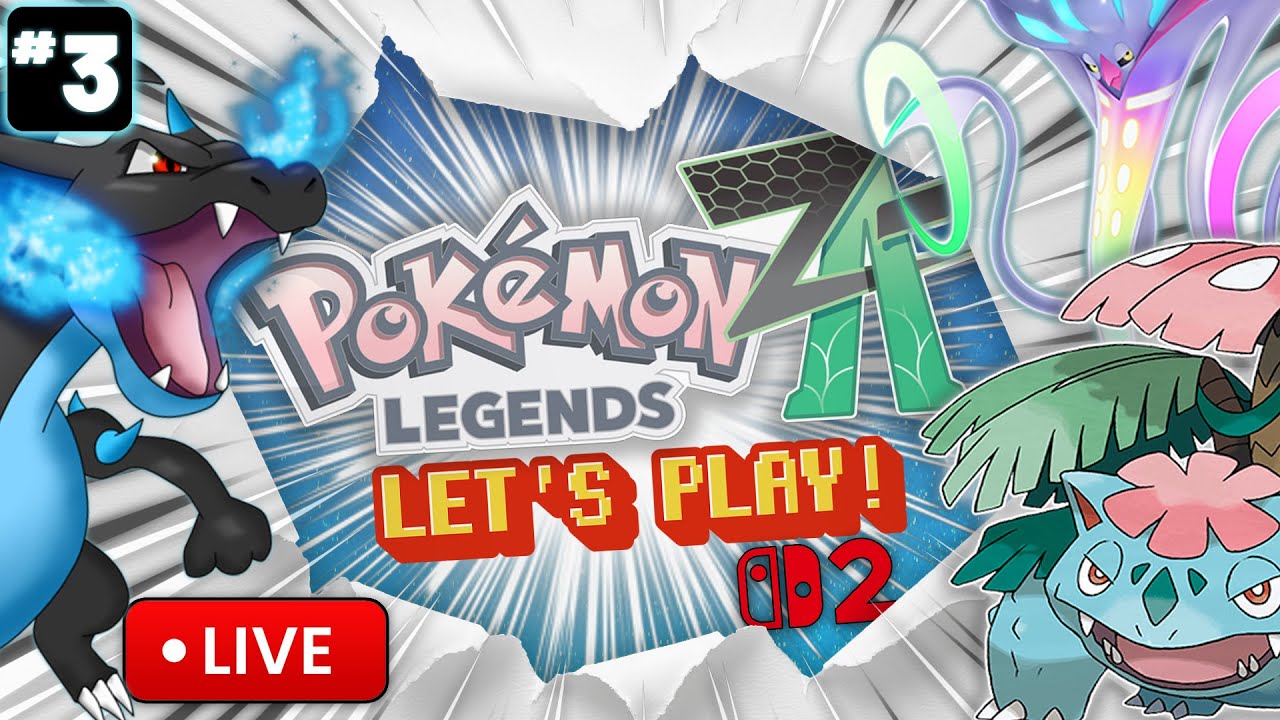 🔴 Our Team Evolves! | Pokémon Legends: ZA (Push-Ups Challenge ep. 3 ...