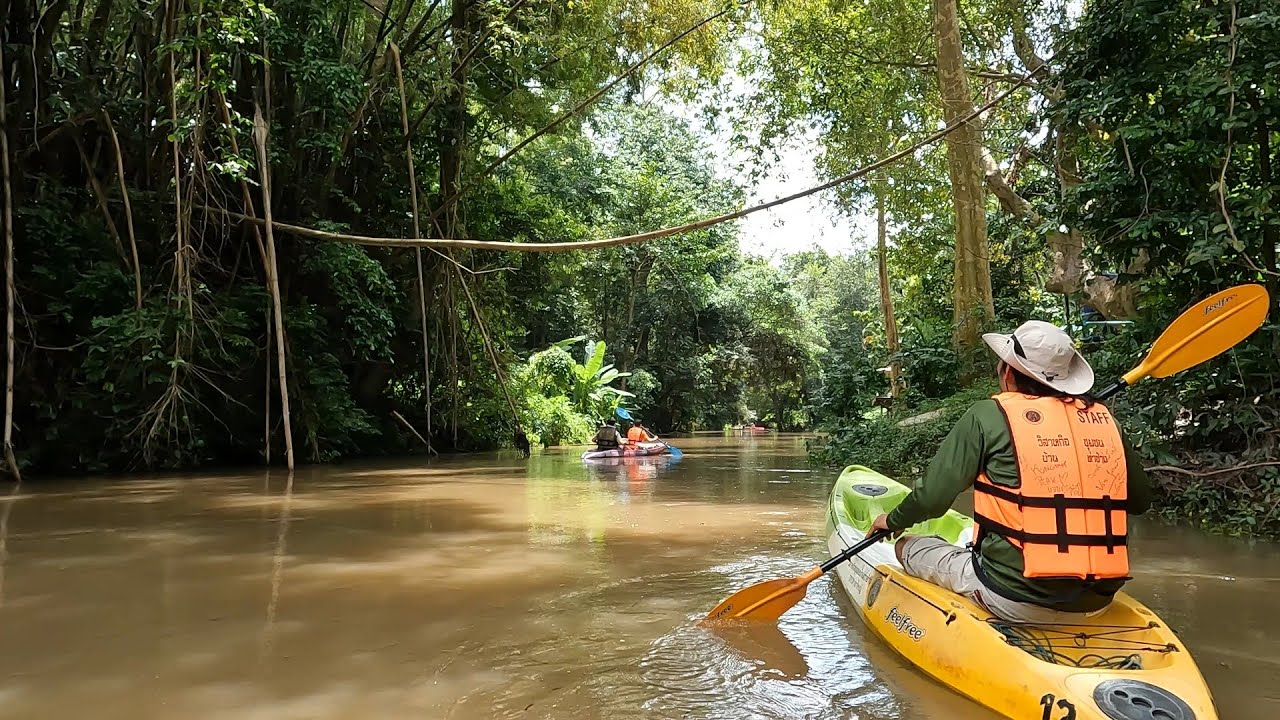 วารีบำบัด พายเรือคายัค เล่นน้ำ | บ่อน้ำผุดธรรมชาติบ้านท่าช้าง ปากช่อง ...