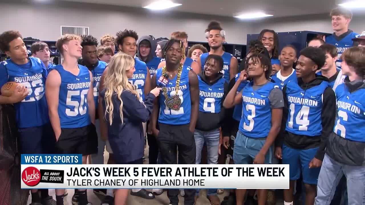 Highland Home's Tyler Chaney is week 5 Fever Athlete of the Week - YouTube