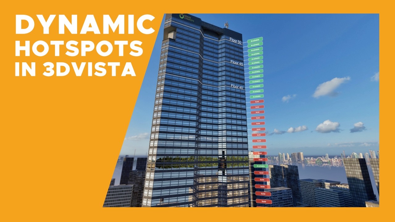 Dynamic hotspots in 3DVista (free building template included) - YouTube