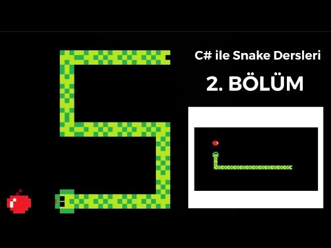 SNAKE(Yılan Oyunu) ALGORİTMASI -- C# ile Snake dersleri 2. bölüm: Geliştirilmiş Yılan Oyunu