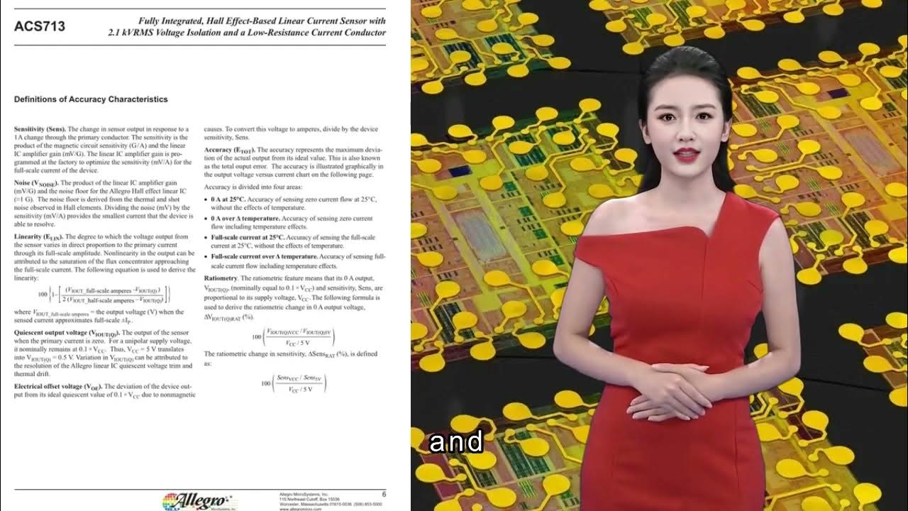 ACS713ELCTR-20A-T Current sensor IC DataSheet from Allegro MicroSystems - YouTube