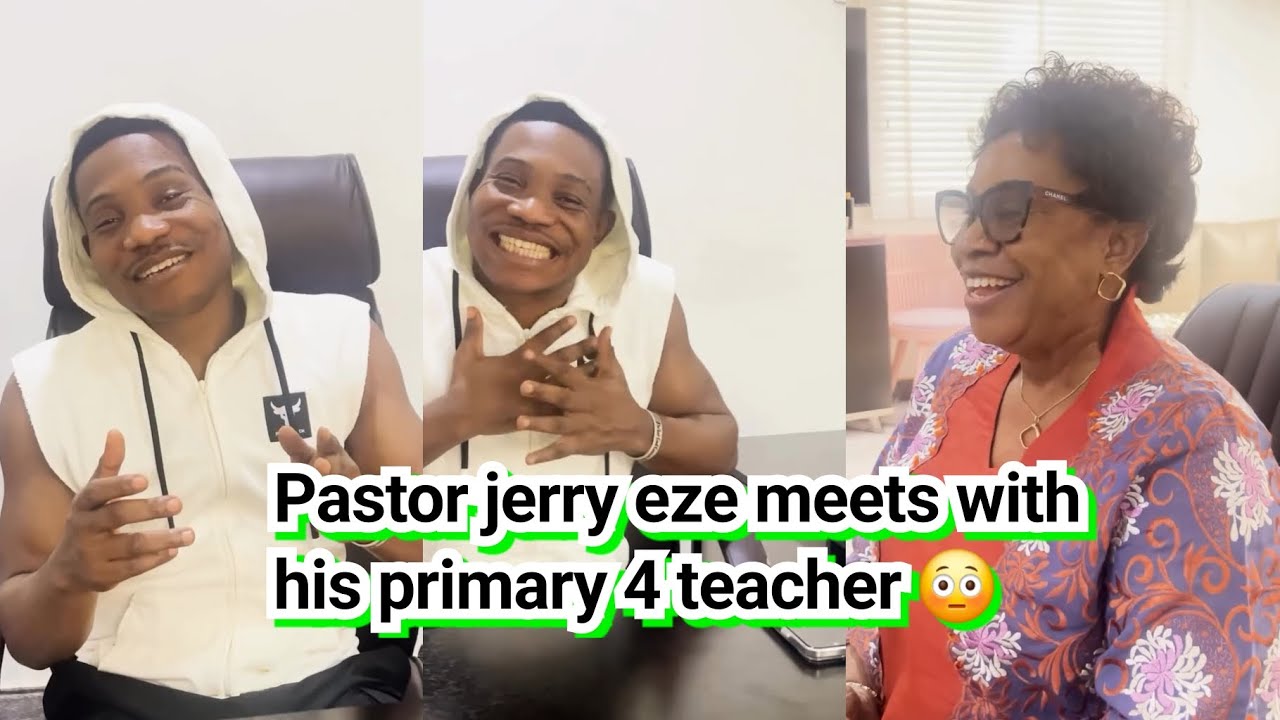 Pastor jerry eze meets with his primary 4 teacher now an nsppdian😳🥰 ...