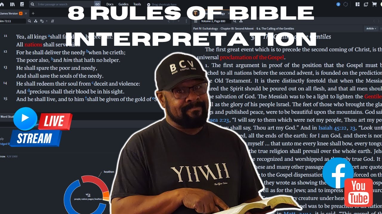 8 Rules of Bible Interpretation - YouTube