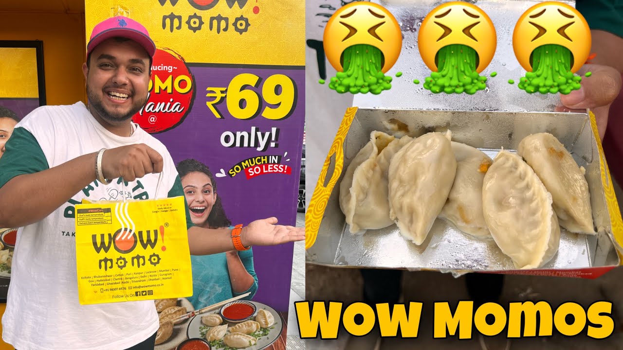 Wow MOMOS के सबसे Cheapest Momos 😱😱 देखते है केसे होते है 🤮🤮 - YouTube