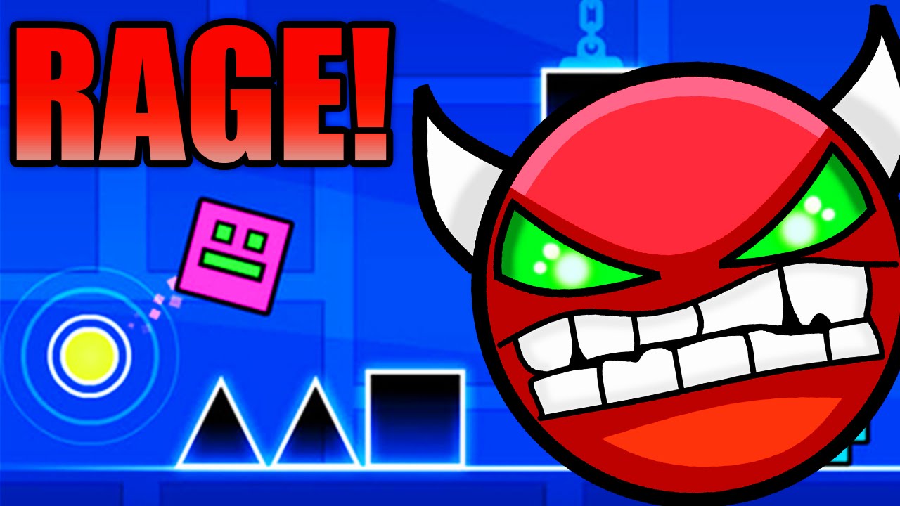 THIS GAME WILL MAKE YOU RAGE SO HARD! (Geometry Dash) - YouTube