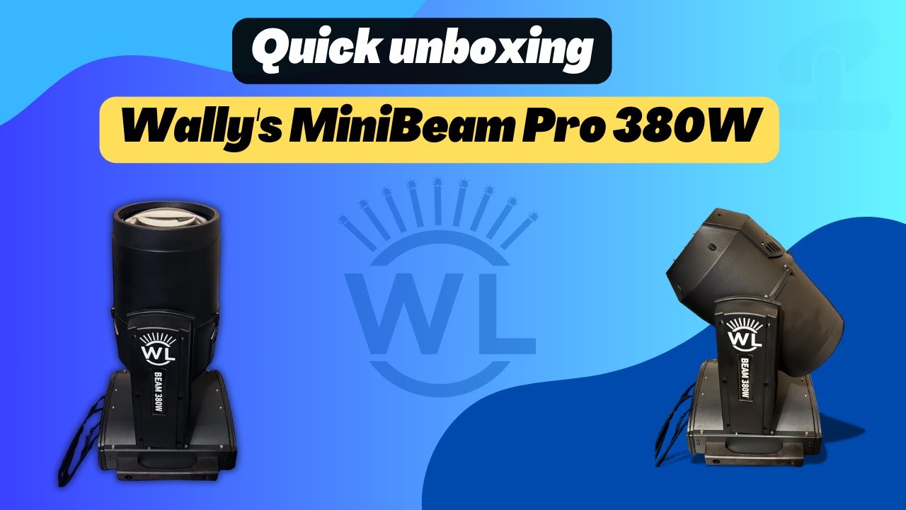 Quick Unboxing | Wally's MiniBeam Pro 380W - YouTube