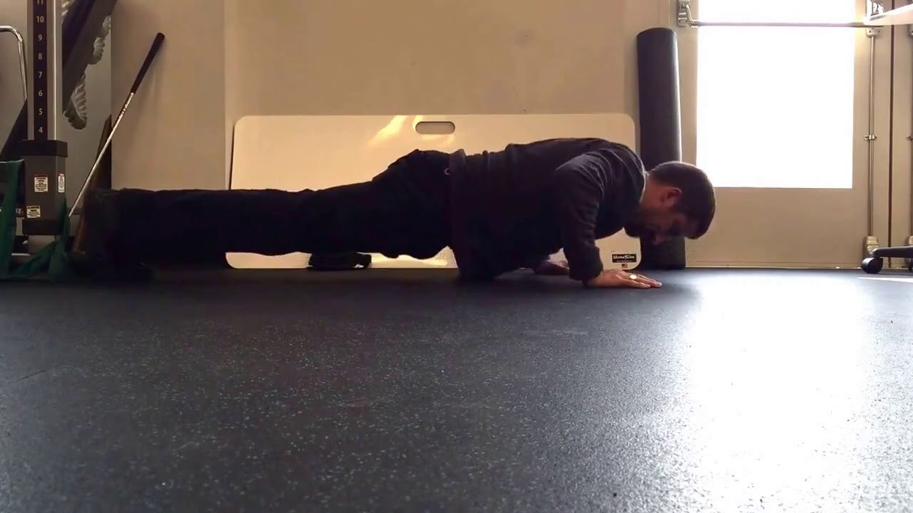 Slow Eccentric Push-ups - YouTube