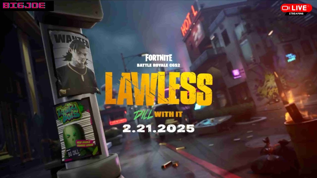 🔴*NEW* FORTNITE LIVE EVENT COUNTDOWN!! #1 Fortnite Zero Build Player | CODE: JOE06🔥🥳🎮 - YouTube