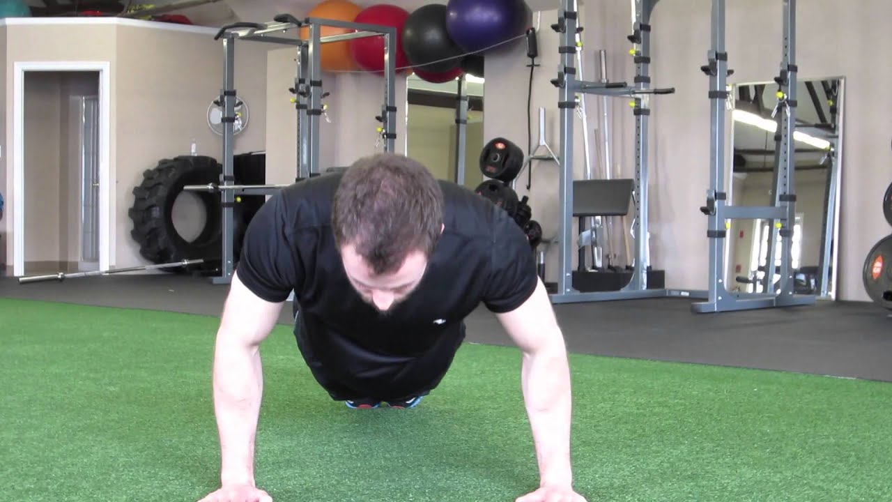 Pushup Front View - YouTube