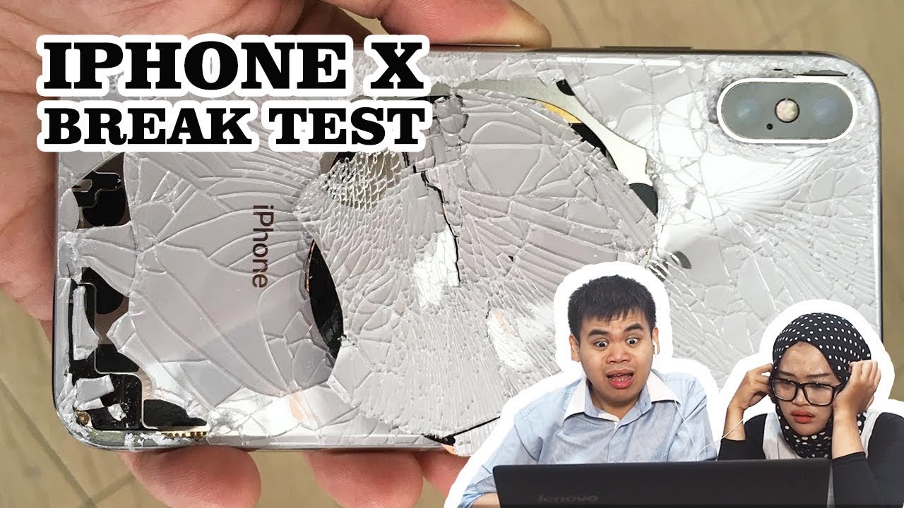 IPHONE X BREAK TEST REACTION !! - YouTube