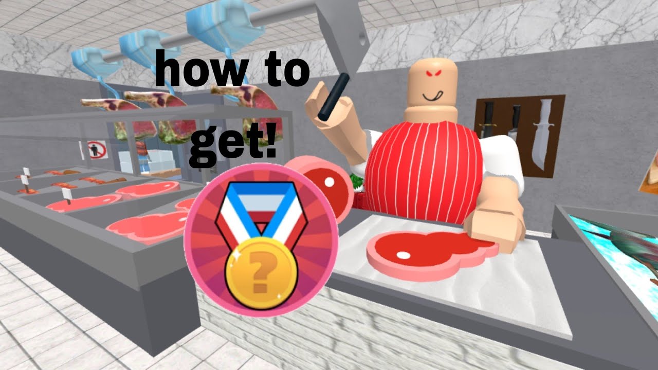 how to get "SECRET BADGE!" in escape the butcher shop obby! - YouTube