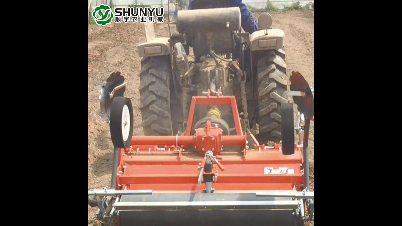 Agricultural tractor implement tool bed former ridger ridging machine ...