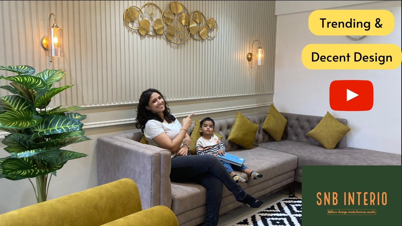 Trending & Decent Design | 3BHK Home Interior Design | Interior Design ...