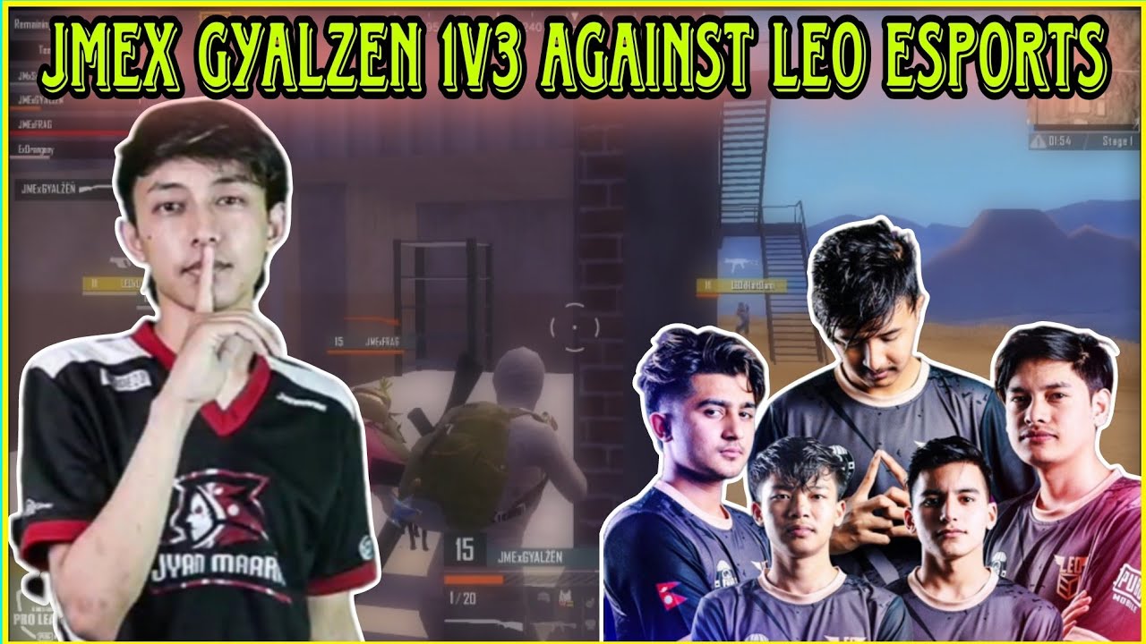 JMEx GYALZEN 1v3 Against LEO Esports | JMEx vs LEO 4v4 Clash | Clash ...