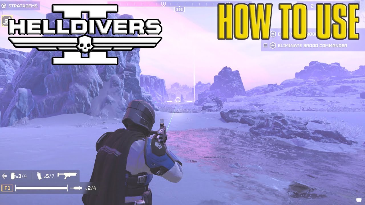 Helldivers 2 How To Use SMG 37 Defender Ultimate Guide! - YouTube
