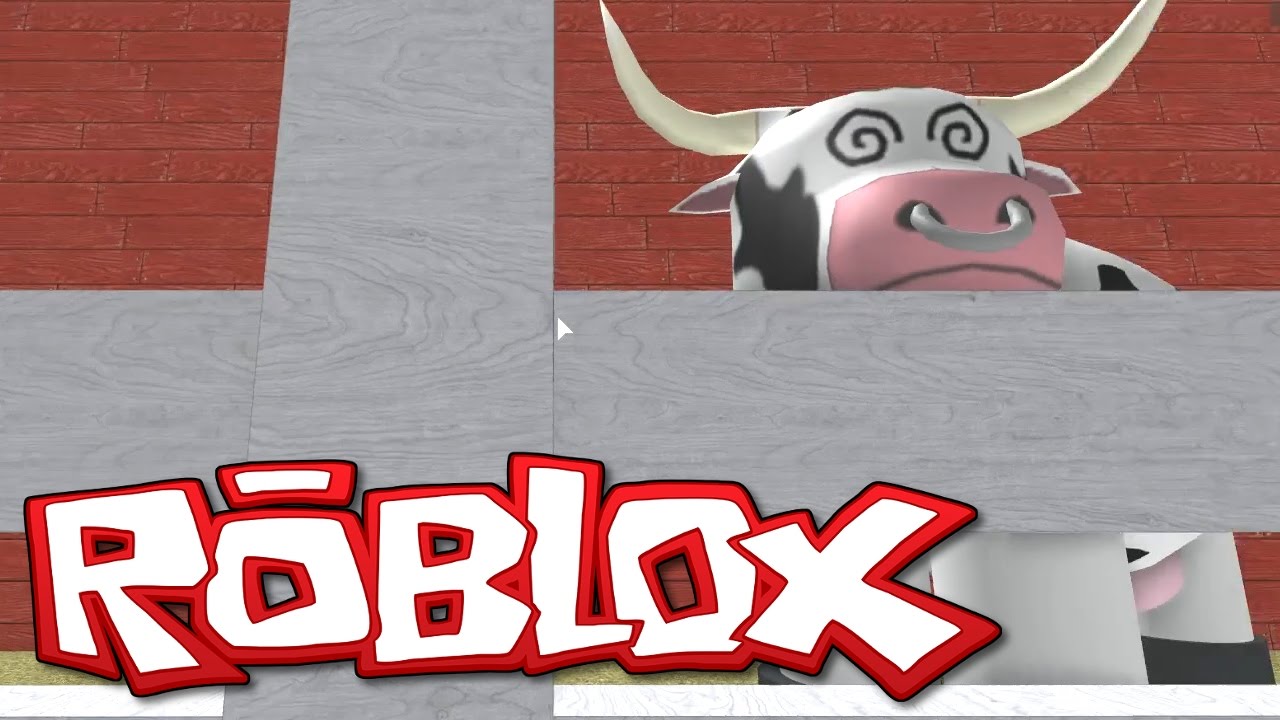 ROBLOX - ESCAPE THE EVIL FARM! - ANGRY COWS!- GAMEPLAY - YouTube