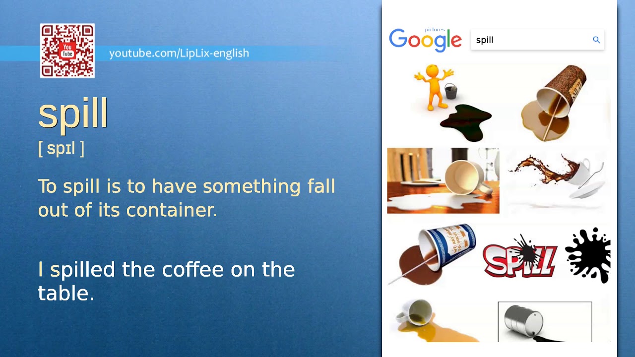 Spill : B1 level english vocabulary lesson, www.LipLix.com - YouTube