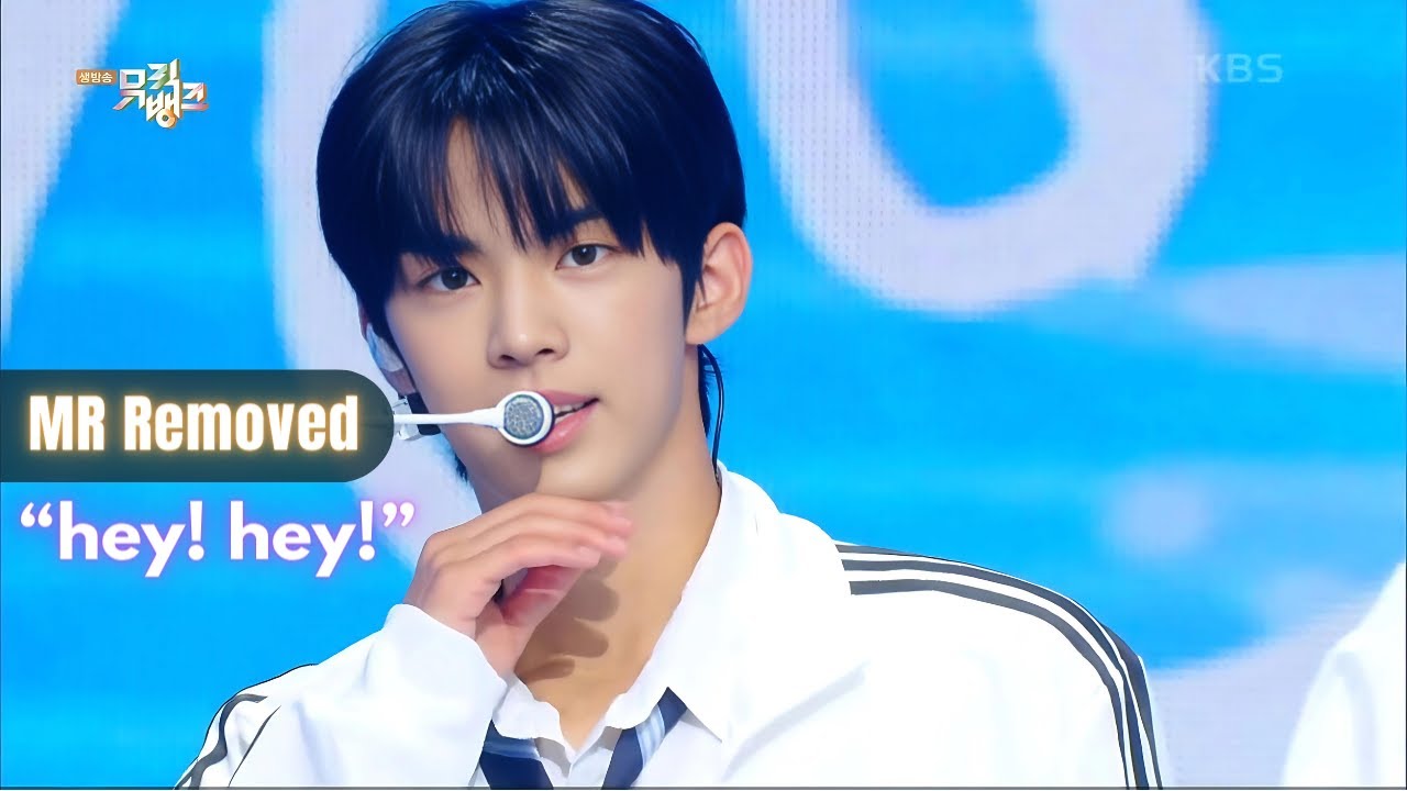 TWS (투어스) "hey! hey!" LIVE VOCALS (MR REMOVED) | Music Bank [240607 ...