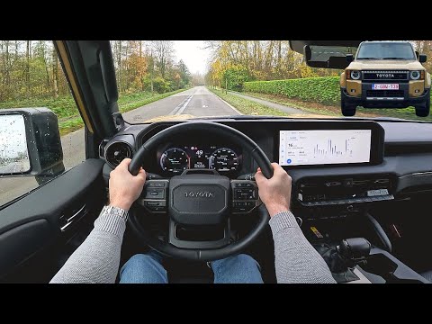 Toyota Land Cruiser 2026 POV Test Drive | 2.8 D-4D 205 hp