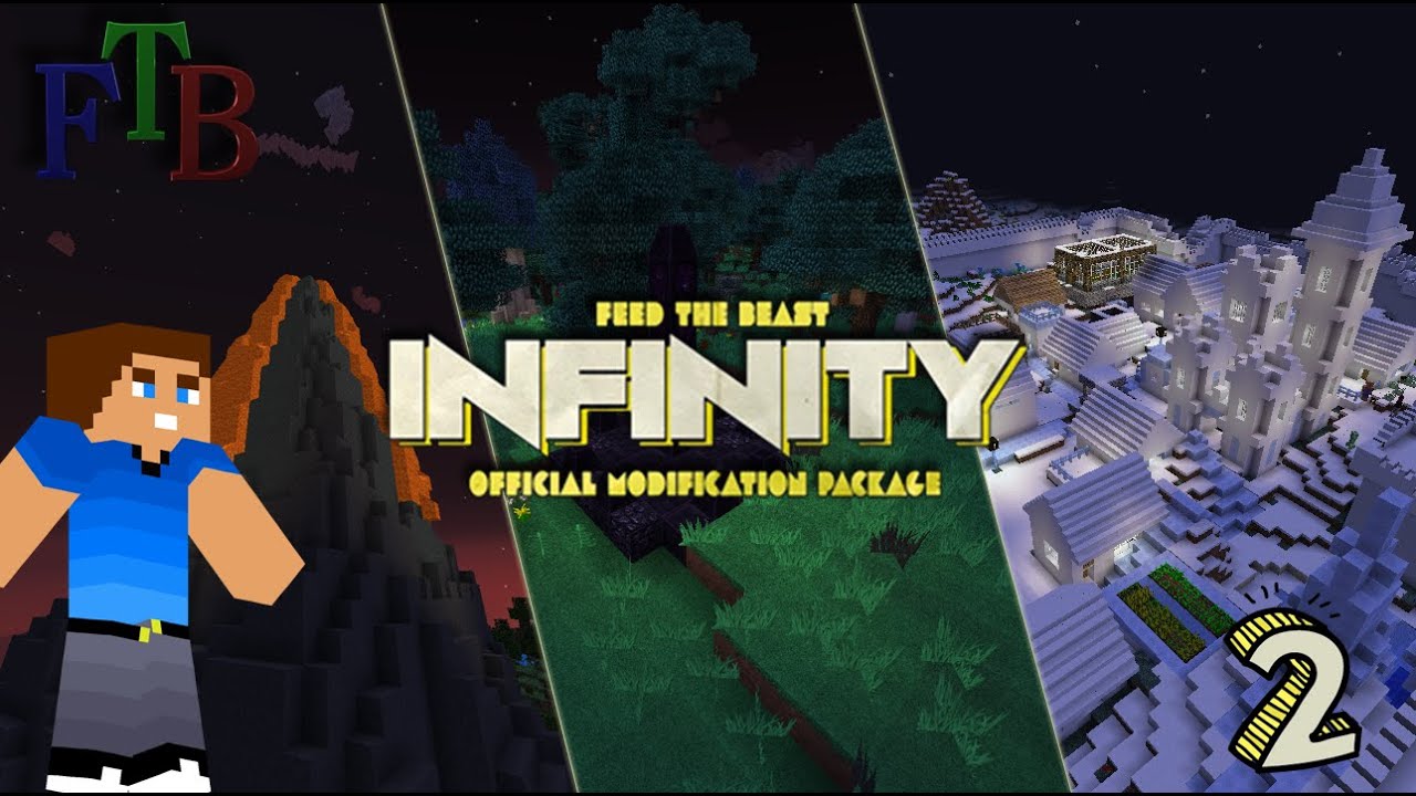 modpack Infinity ep 2 ender chest + quarry - YouTube