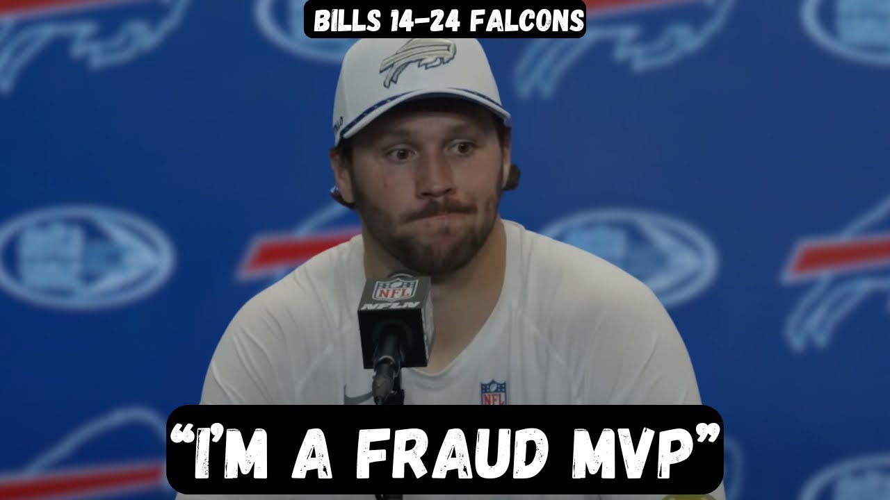 Josh Allen ADMITS he is a FRAUD MVP after loss - Postgame Interview ...