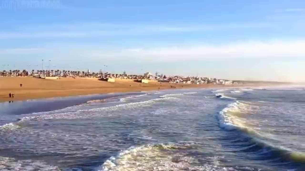 أمواج شاطيء مهديه Plage Mehdia HD - YouTube